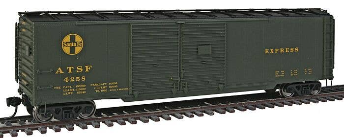Walthers - 50' AAR Double-Door Express Boxcar - Ready to Run - Atchison ...
