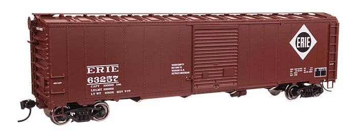 Walthers - 50' AAR Single Door Boxcar - Ready to Run - Erie #63257 ...