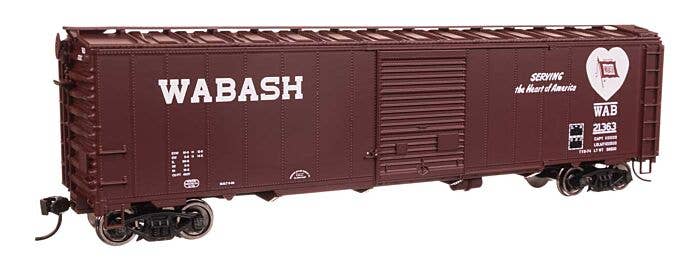 Walthers - 50' AAR Single Door Boxcar - Ready to Run - Wabash #21363 ...