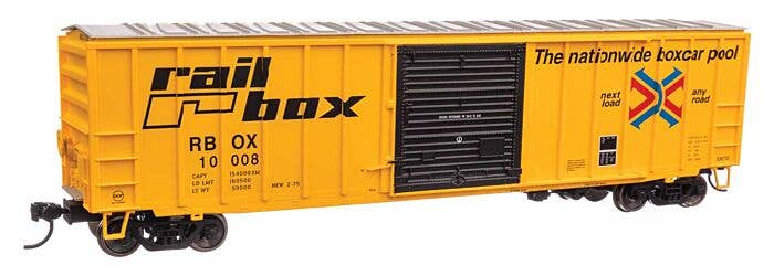 Walthers - 50' ACF Exterior Post Boxcar - Ready to Run - Railbox RBOX ...