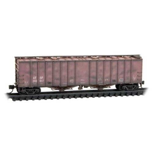MicroTrain - 50' Airslide Covered Hopper - Ready to Run - Santa Fe ...