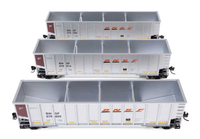 Walthers - 50' Bethgon Coalporter Gondola 3-Pack - Ready to Run - BNSF ...