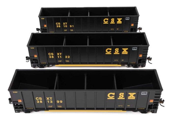 Walthers - 50' Bethgon Coalporter Gondola 3-Pack - Ready to Run - CSX ...