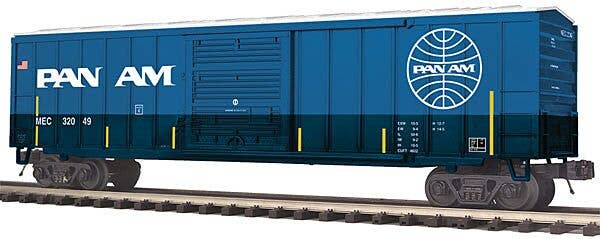 MTH - 50' Boxcar - 3-Rail - Ready to Run - Premier(R) - Pan Am Railways/Maine Central (2-Tone ...