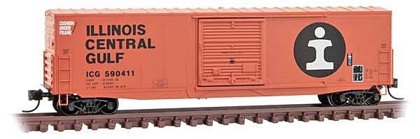 MicroTrain - 50' Boxcar with 10' Door, No Roofwalk, Short Ladders ...