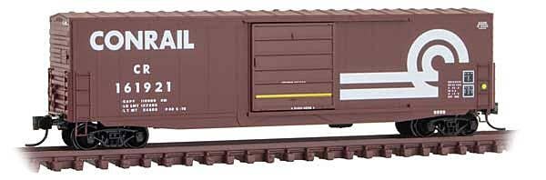 MicroTrain - 50' Boxcar with 10' Door, No Roofwalk, Short Ladders ...