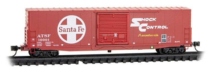 MicroTrain - 50' Boxcar with 10' Door, No Roofwalk, Short Ladders ...