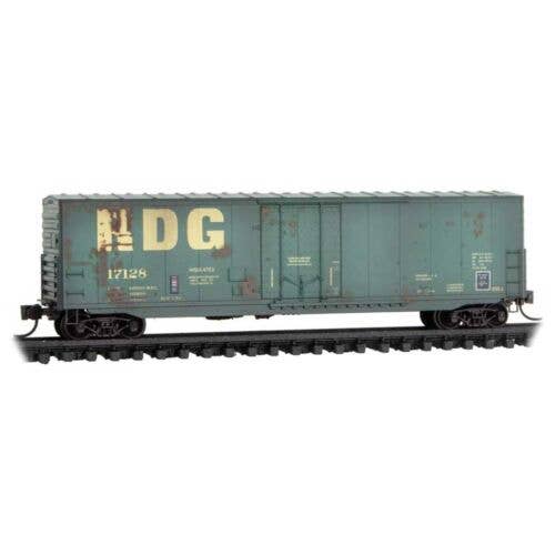 MicroTrain - 50' Boxcar with 8' Plug Door, No Roofwalk, Short Ladders ...