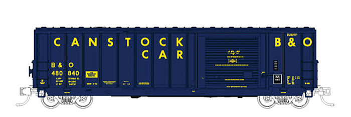 Fox Valley - 50' Canstock Boxcar - Ready to Run - Baltimore & Ohio ...
