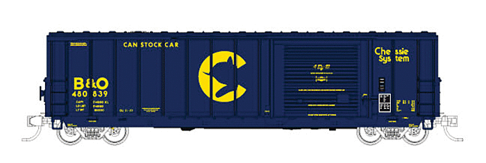 Fox Valley - 50' Canstock Boxcar - Ready to Run - Chessie System/B&O ...