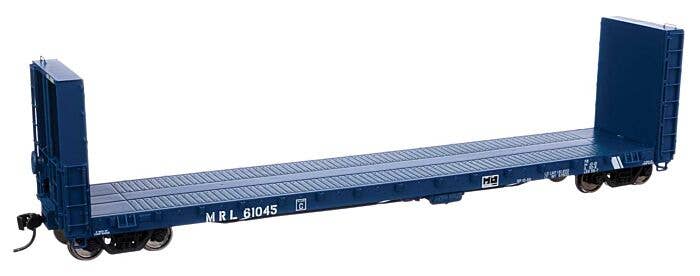 Walthers - 50' CC&F Bulkhead Flatcar - Ready to Run - Montana Rail Link #61045 - 920-104362