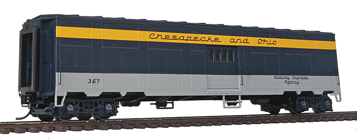 Walthers - 50' C&O-Style Express Boxcar (Converted Troop Sleeper ...