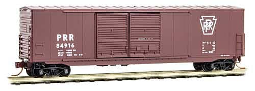 MicroTrain - 50' Double-Door Boxcar, 8' Doors, No Roofwalk, Short ...