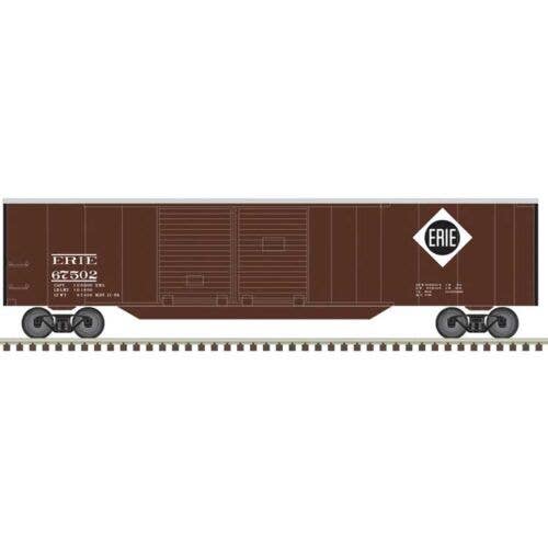 Atlas Trnm - 50' Double-Door Boxcar - Ready to Run - Erie #67517 ...