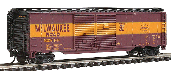 Con-Cor - 50' Double-Door Express Box Car - Miwlaukee Road - 223-15216