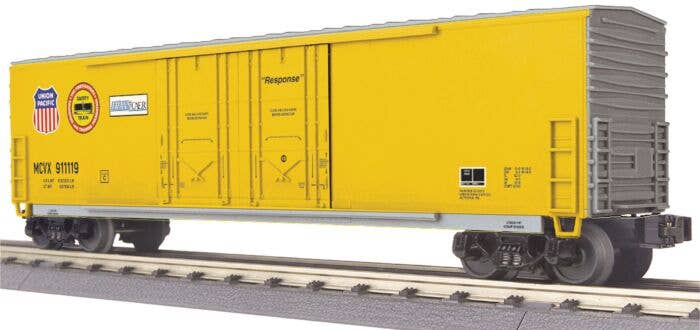 MTH - 50' Double Plug-Door Boxcar - 3-Rail - Ready to Run - RailKing(R) - Union Pacific MCVX ...