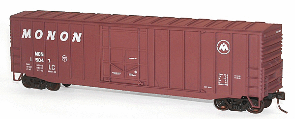 Accurail - 50' Exterior-Post Boxcar - Kit (Plastic) - Monon #15047 ...