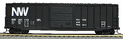 Accurail - 50' Exterior-Post Modern Boxcar - Kit - Norfolk & Western ...