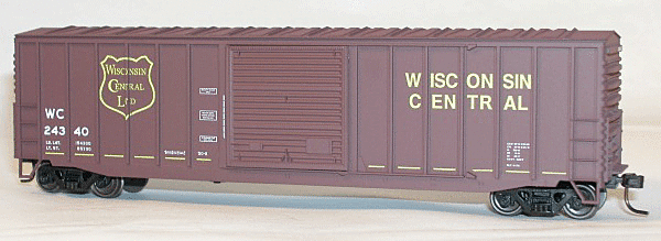 Accurail - 50' Exterior-Post Modern Boxcar - Kit - Wisconsin Central ...