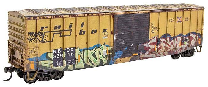 MicroTrain - 50' Exterior-Post Modern Boxcar - Kit - Railbox #33916 ...