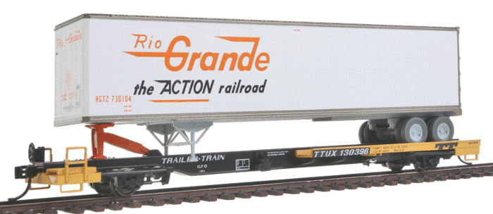 Walthers - 50' Front Runner w/Trailer - Ready to Run - Trailer-Train ...