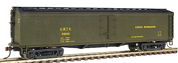 Walthers - 50' GACX Wood Express Reefer w/GSC Trucks - Ready to Run ...