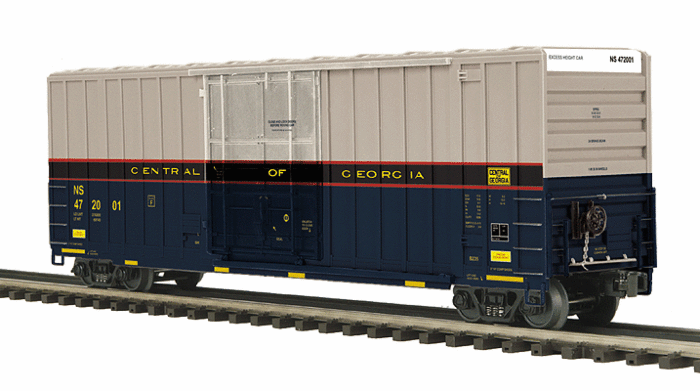MTH - 50' Hi-Cube Boxcar - 3-Rail - Ready-to-Run - Premier(R) - Norfolk ...