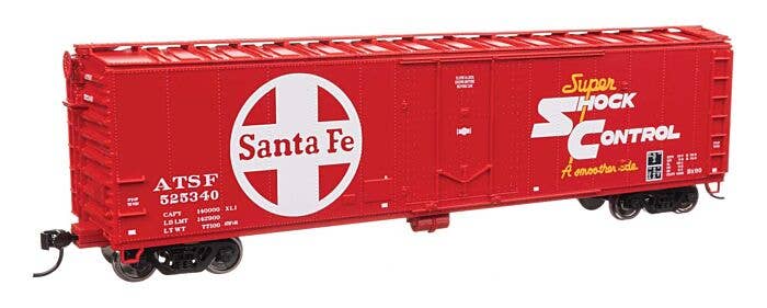 Walthers - 50' PC&F Insulated Boxcar - Ready to Run - Santa Fe #525340 ...