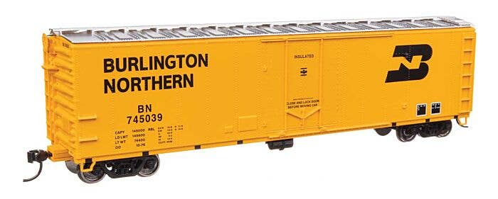 Walthers - 50' PC&F Insulated Boxcar - Ready to Run - Burlington ...
