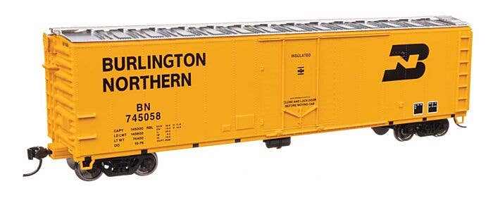 Walthers - 50' PC&F Insulated Boxcar - Ready to Run - Burlington ...