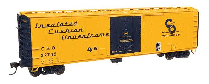 Walthers - 50' PC&F Insulated Boxcar - Ready to Run - Chesapeake & Ohio ...
