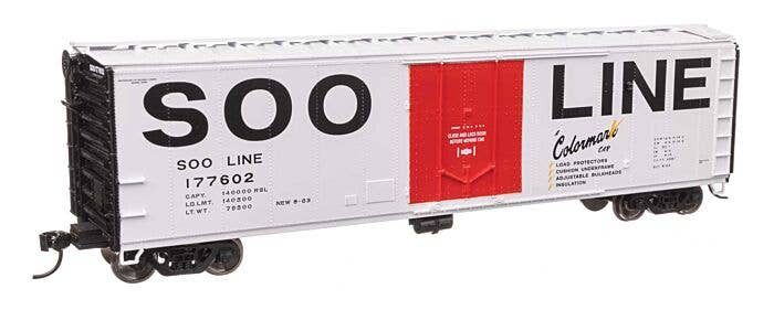 Walthers - 50' PC&F Insulated Boxcar - Ready to Run - Soo Line #177602 ...
