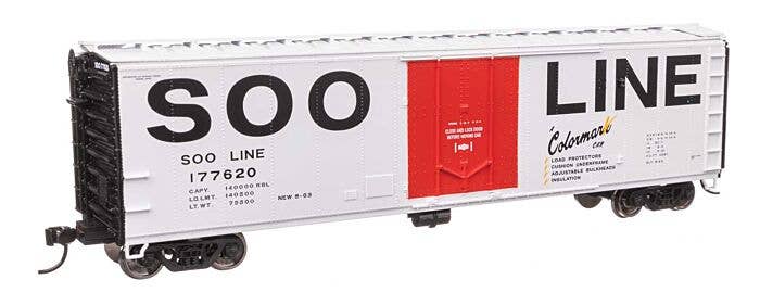 Walthers - 50' PC&F Insulated Boxcar - Ready to Run - Soo Line #177620 ...