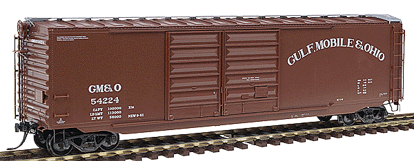 Kadee - 50' PS-1 Boxcar w/7 & 8' Pullman-Standard Doors - Gulf, Mobile ...