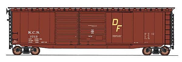 Intermount - 50' PS-1 Double-Door Boxcar - Ready to Run - Kansas City ...