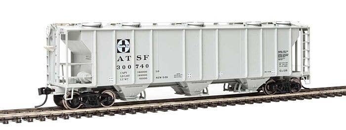 Walthers - 50' Pullman-Standard PS-2 2893 3-Bay Covered Hopper - Ready ...