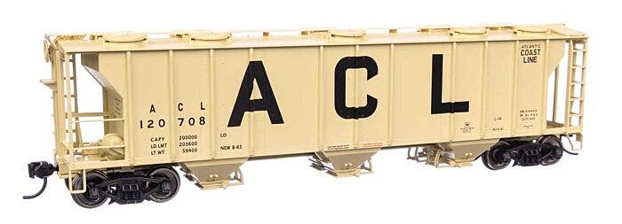 Walthers - 50' Pullman-Standard PS-2 2893 3-Bay Covered Hopper - Ready ...