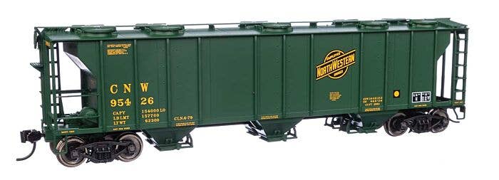 Walthers - 50' Pullman-Standard PS-2 2893 3-Bay Covered Hopper - Ready ...