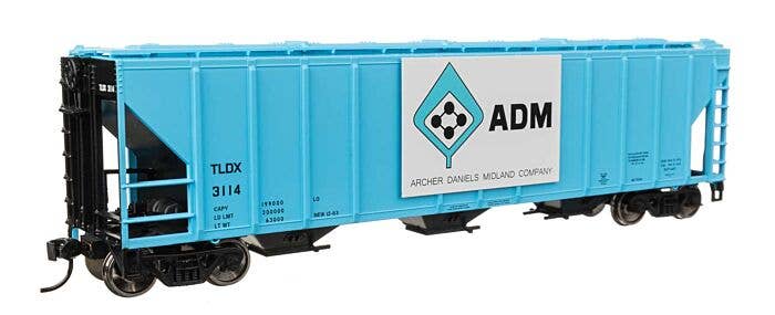 Walthers - 50' Pullman-Standard PS2-CD 4427 3-Bay Covered Hopper ...