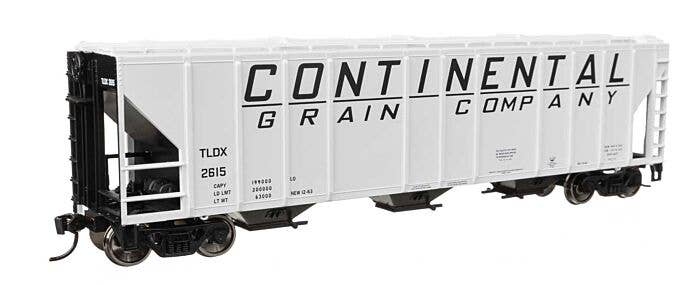 Walthers - 50' Pullman-Standard PS2-CD 4427 3-Bay Covered Hopper ...