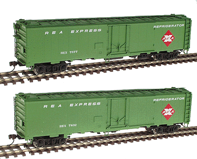 Walthers - 50' REA Riveted Steel Express Reefer 2-Packs Limited-Run ...