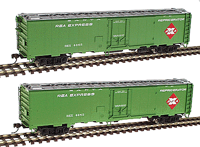 Walthers - 50' REA Riveted Steel Express Reefer 2-Packs Limited-Run ...