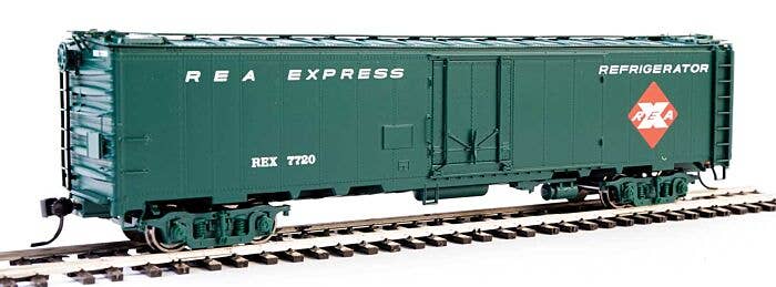 Walthers - 50' REA Riveted Steel Express Reefer - Railway Express ...