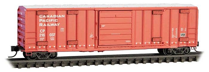 MicroTrain - 50' Rib-Side Single-Door Boxcar, Vented, No Roofwalk ...