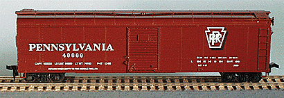 Bowser - 50' Round Roof Single-Door Boxcar w/Flush Roof - Pennsylvania ...