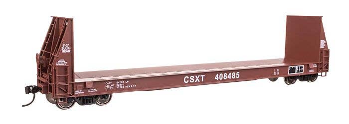 Walthers - 50' Sieco Pulpwood Flatcar - Ready to Run - CSX #408485 ...