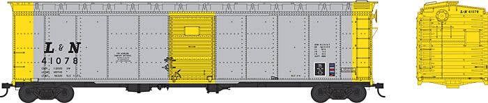 Bowser - 50' Single-Door Boxcar - Ready to Run - Louisville & Nashville ...