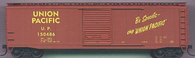 Accurail - 50' Single-Door Riveted-Side Boxcar - Kit - Union Pacific ...