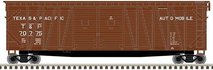 Atlas - 50' Single-Sheathed, Double-Door Wood Boxcar with End Door ...
