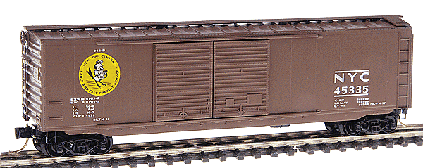 MicroTrain - 50' Standard Boxcar Double Doors - New York Central #45335 ...